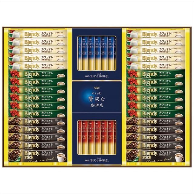 AGF スティックカフェオレ＆ブラックアソートギフト BZT-30Y BZT-30Y 内祝 内祝い お祝 御祝 記念品 出産内祝い プレゼント 快気祝い 粗供養 引出物 - メルカリ
