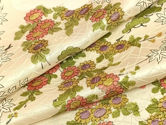 平和屋着物○上質な小紋 手毬草花文 蛍暈し 健勝苑扱い 正絹