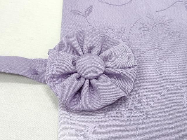 平和屋本店□極上 道中着 ロング丈 草花文 蛍暈し 逸品 CZAA1936s5