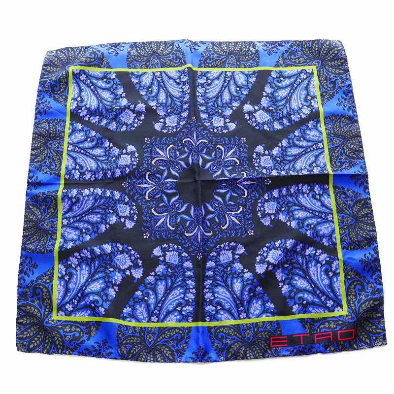 エトロ ETRO SPA V.SPARTACO 3 スカーフ 総柄 シルク 紫 パープル 黒 ブラック 20135 /KU GY99 - メルカリ