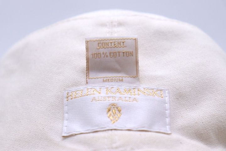 ヘレンカミンスキー ハット つば広 リボン 帽子 ブランド レディース アイボリー HELEN KAMINSKI 【中古】 - メルカリ