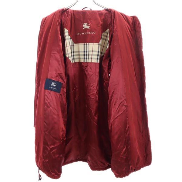バーバリー 総柄 中綿コート 7 レッド系 BURBERRY レディース - メルカリ