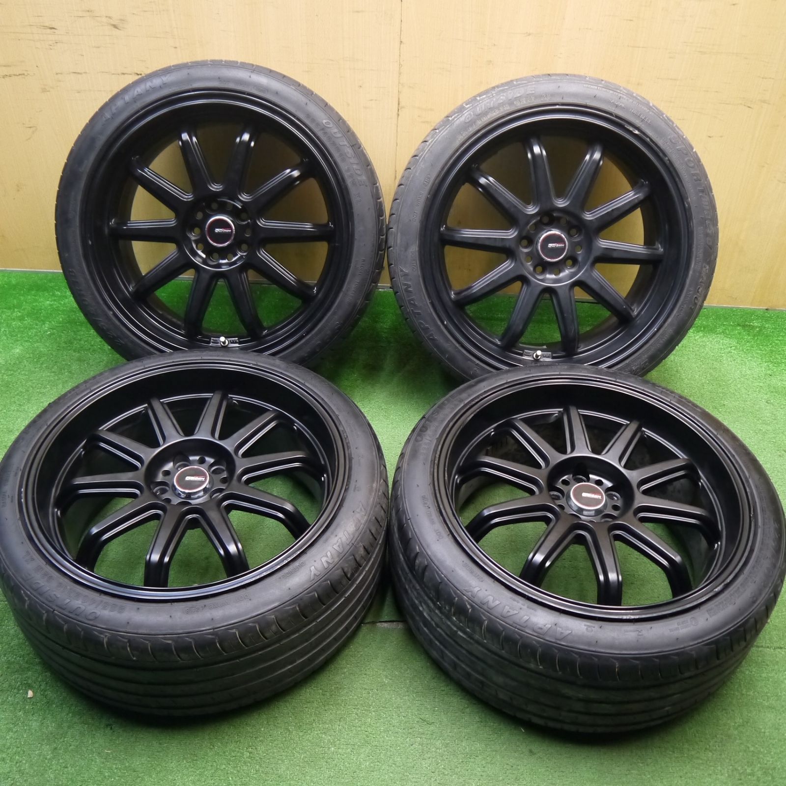 [送料無料] 4本価格★86 BRZ 等 5ZIGEN FIREBALL RR 5次元 225/40R18 アプタニー SPORT macro RA301 18インチ PCD100/5H ...