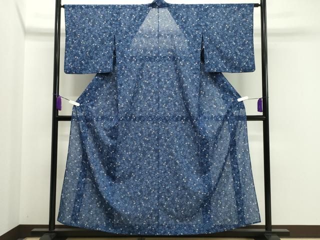 平和屋着物＊夏物 小紋 絽 霞文 暈し染め 正絹 逸品 CAAU4647ut