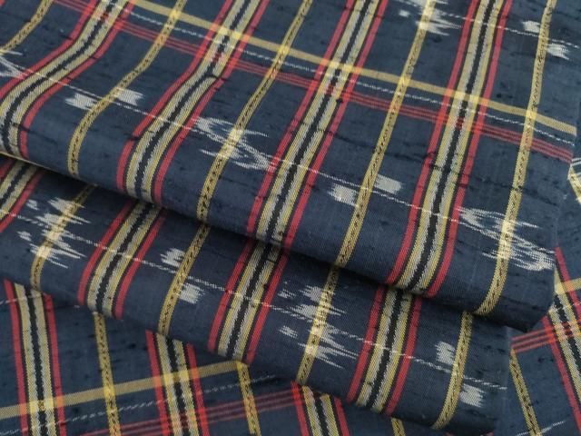 平和屋着物○本場琉球紬 大城工房 飛鳥文 正絹 逸品 AAAZ8934ck 平和屋