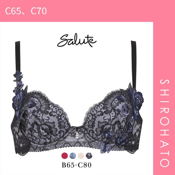 26％OFF【SHIROHATO公式】【正規品・新品】ワコール Wacoal サルート Salute 10G BTJ410 P-UP 3/4カップ ブラジャー BC プッシュアップブラ 谷間 ...