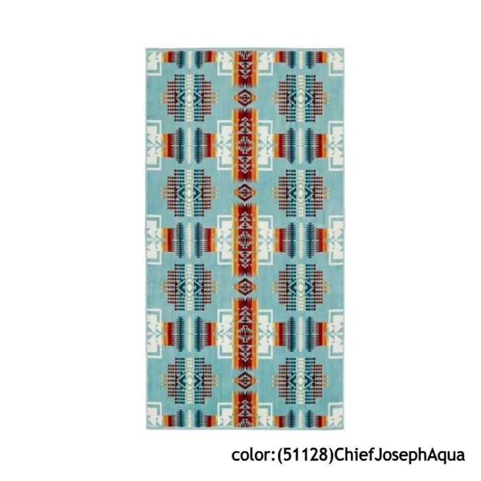 【新品】ペンドルトン 19377268 Iconic Jacquard Hand Towel XB219 アイコニックジャガードハンドタオル 51128 ChiefJosephAqua 46× ...