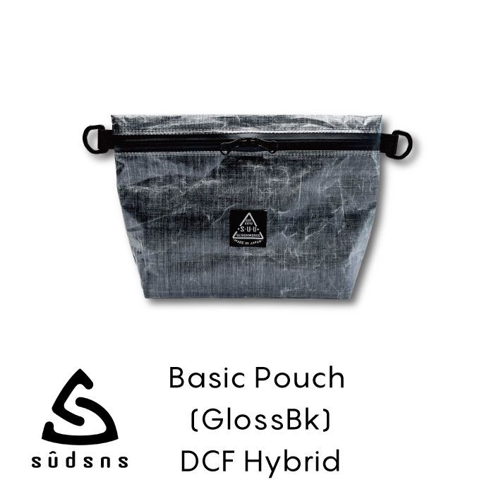 sudsns / Basic Pouchi (Black) 】 スーデザインズ スーデザインワークス SUU DESIGN WORKS マルチポーチ ブラックミニマル 軽量 防水 撥水 登山 ...