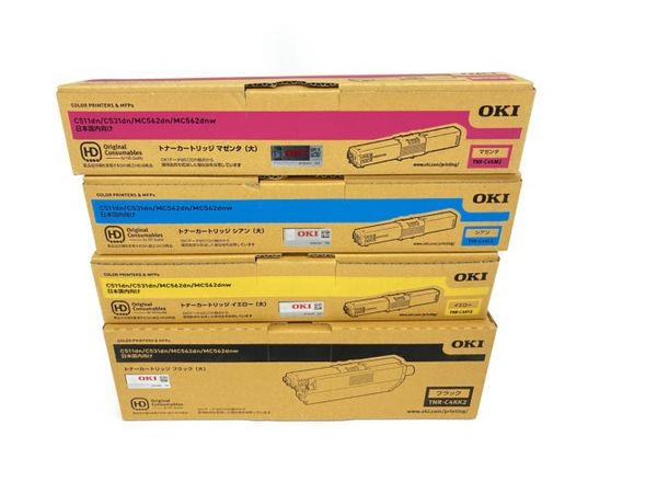 OKI TNR-C4KY2 TNR-C4KC2 TNR-C4KM2 TNR-C4KK2 トナーカートリッジ 4点セット 未使用 S8062836 - メルカリ