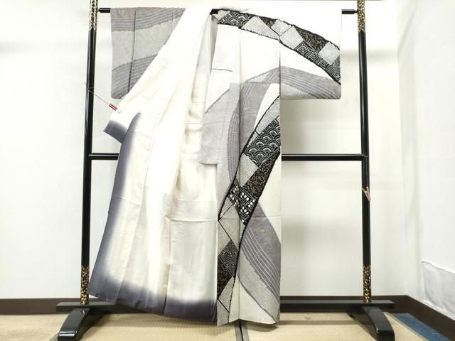 平和屋着物○訪問着 総絞り 吉祥草花文 正絹 逸品 CAAS7441yc - メルカリ