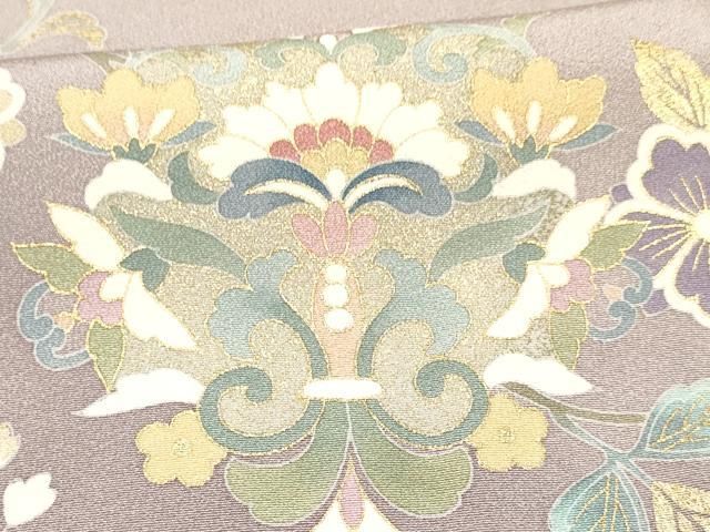 平和屋着物□豪華色留袖 駒刺繍 飛鶴花唐草文 暈し