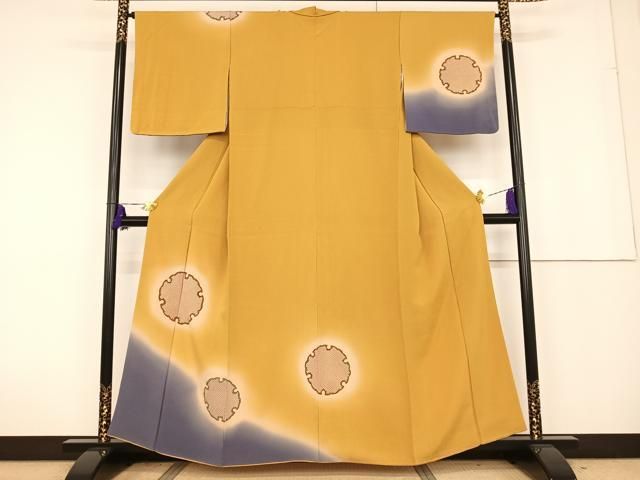 平和屋着物○京都の名門ブランド 銀花仙 訪問着 葵 正絹 逸品