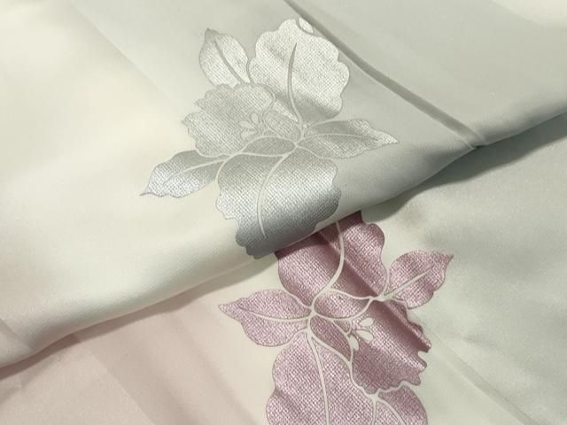 平和屋着物○長襦袢 無双仕立て 舞花文 暈し染め 正絹 逸品 DAAM1077ud