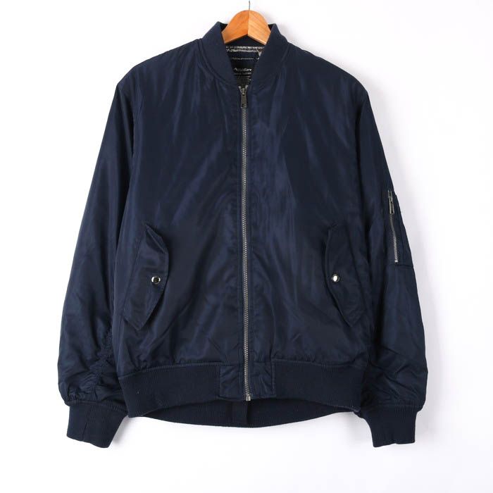ワークマン フィールドコア 裏アルミMA-1タイプジャンパー ブルゾン アウトドア アウター メンズ Lサイズ ネイビー Workman 【中古】 - メルカリ