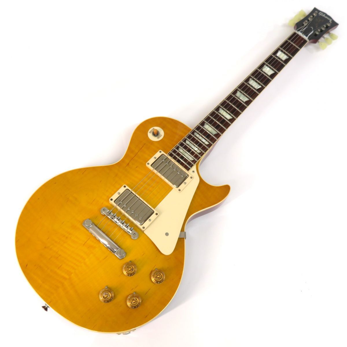 Gibson Custom Shop ギブソンカスタムショップ 1958 Les Paul Standard Reissue LPR-8 レモンドロップ 2016年製 レスポールスタンダード ...