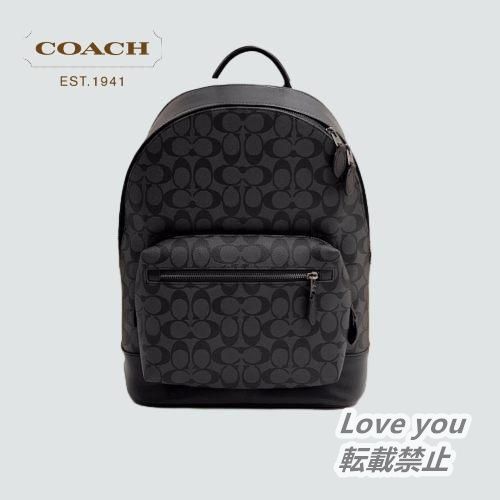 新作 COACH 2736 QBAF4 コーチ バック リュック バックパック メンズ アウトレット シグネチャー チャコール×ブラック - メルカリ