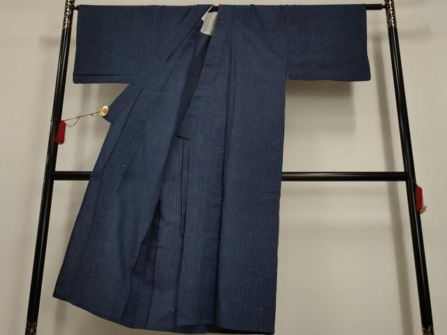 平和屋着物▽上質な小紋 単衣 舞蝶文 正絹 逸品 AAAU6463iu