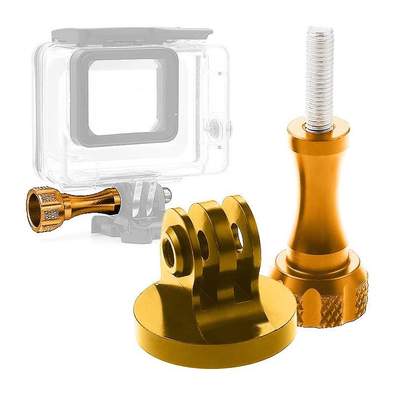 イエロー SURIEEN アルミ三脚マウントアダプタセット アルミ三脚マウント アルミ製三脚マウント アルミ変換アダプター 三脚アダプター ...