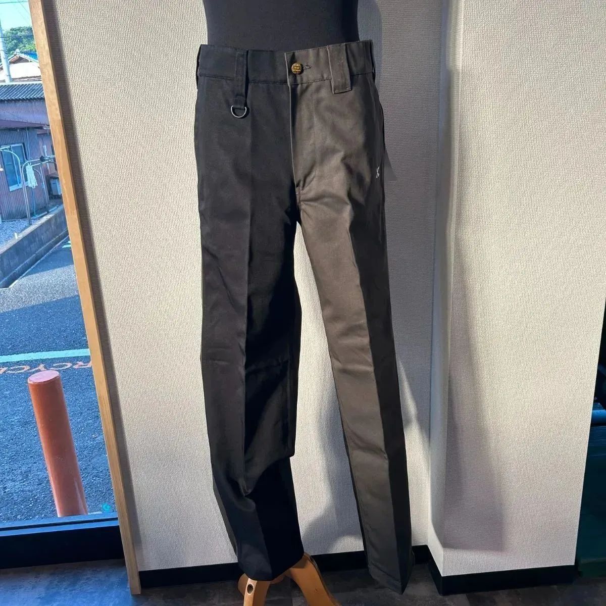 【FRANK】WORK PANTS crazy pattern ブラック/グレー FK-001-021 新品未使用 フランク ワークパンツ 2 ...