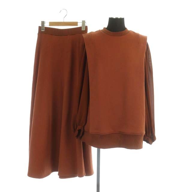 アメリヴィンテージ Ameri VINTAGE 21AW MANY WAY TRIO SWEAT DRESS セットアップ 上下 3点セット ブラウス 長袖 プルオーバー スウェット ...