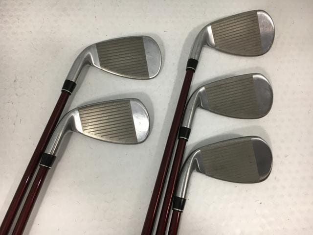 返品OK 【中古ゴルフクラブ】(5本セット)プロギア RS RED アイアン