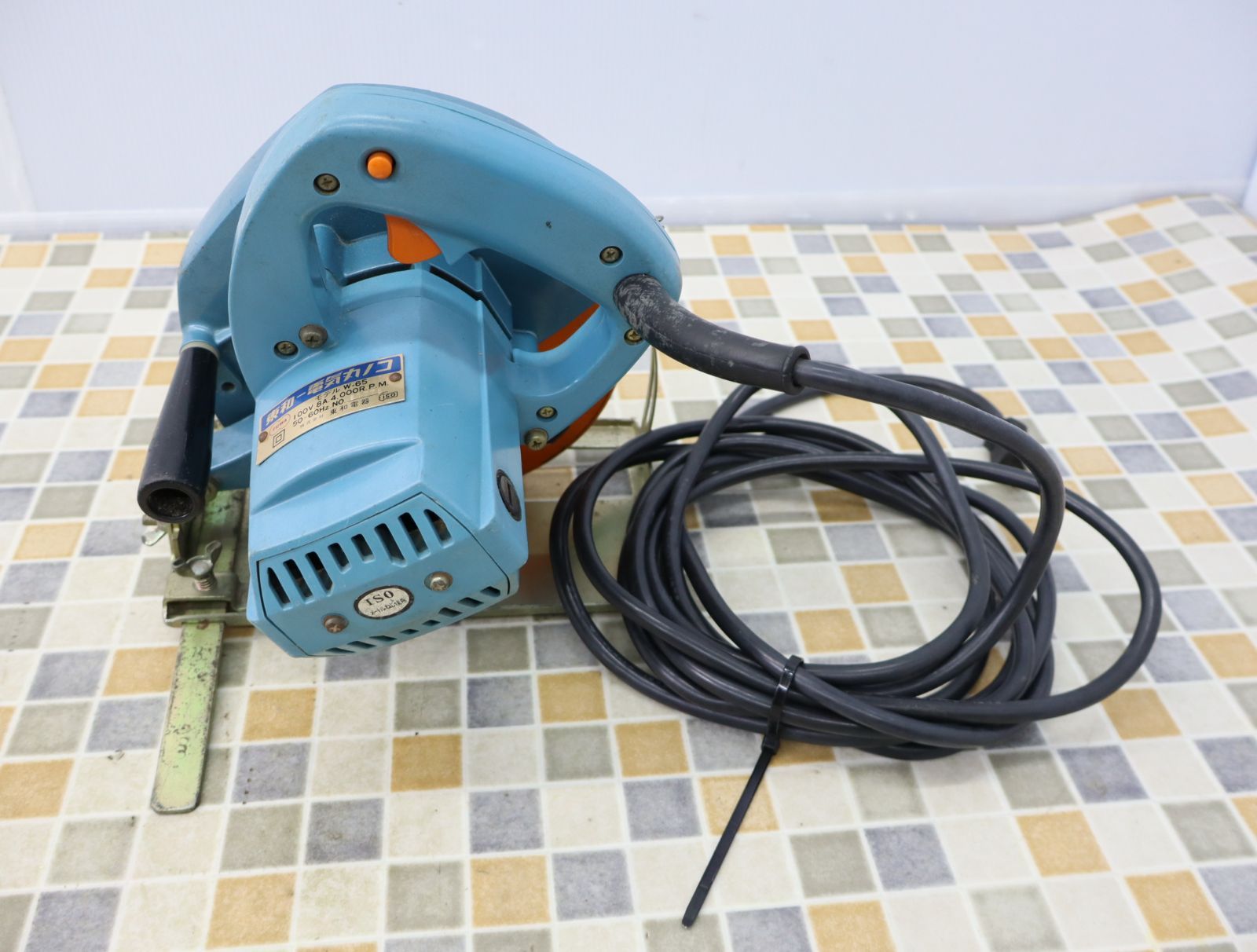 簡易動作確認済み｜電動マルノコ 丸のこ 丸ノコ｜TOWA 東和 W-65 4000RPM 100V 8A｜ O3524 - メルカリ