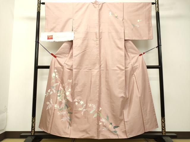 平和屋着物○本加賀友禅作家 成竹登茂男 訪問着 白山紬