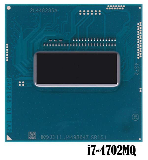 【中古CPU】Intel Core i7-4702MQ 2.2GHz TB 3.2GHz SR15J Socket G3(rPGA946B ...