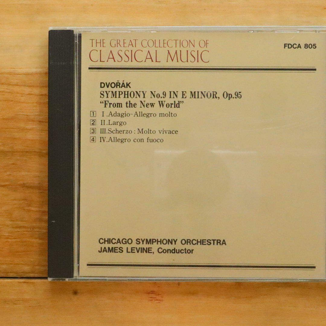 中古CD★ジェームズ・レヴァイン/JAMES LEVINE DVO K SYMPHONY No.9 IN E MINOR, Op.95 【FDCA805/+++++++J03361 ...
