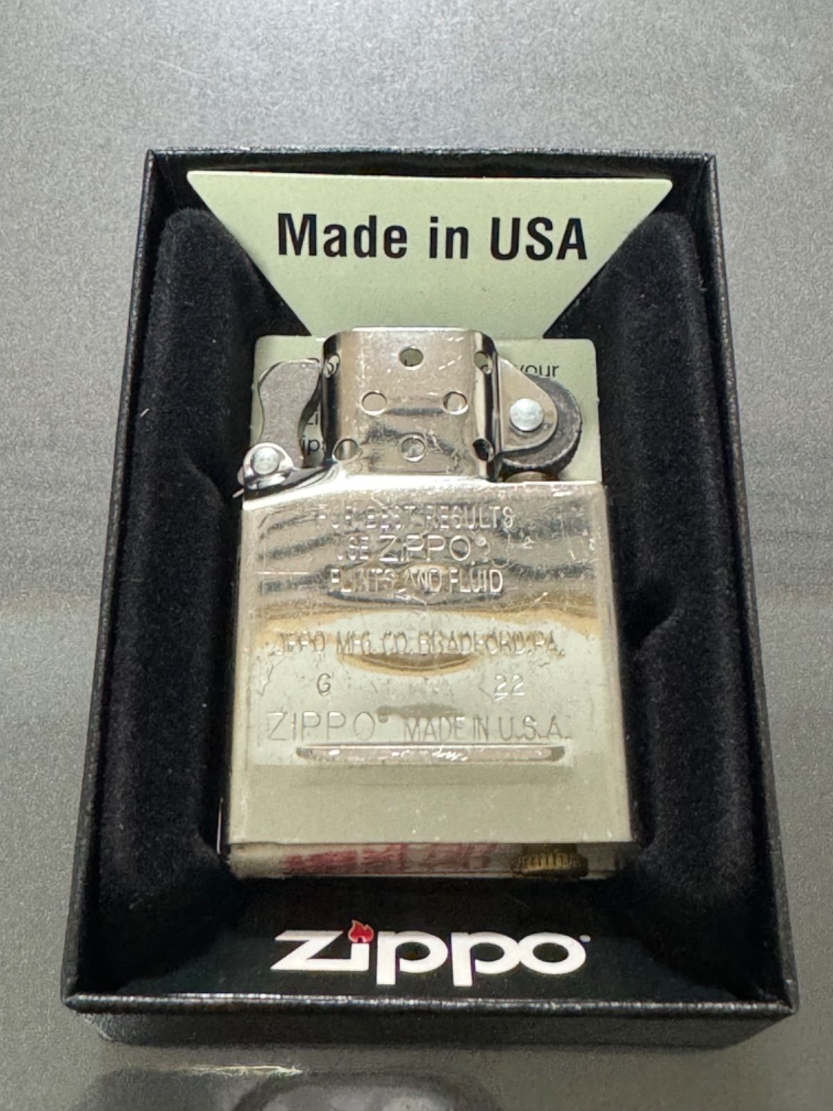 zippo 純正インサイドユニット 2022年製 シルバーインナー ジッポー 中身 交換用 INSIDE UNIT REGULAR SILVER G ZIPPO 22 ケース 保証書 - メルカリ