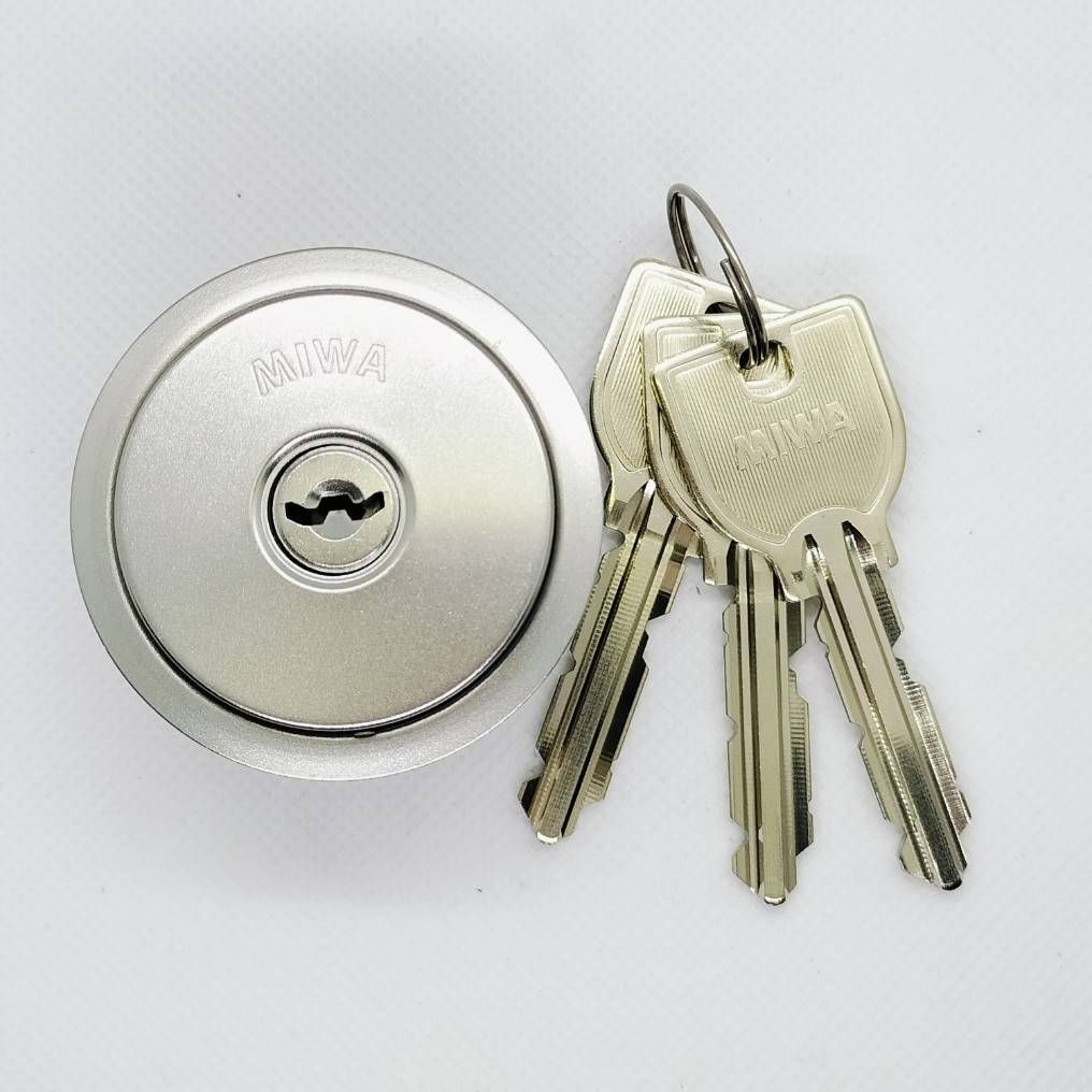 【新品】MIWA DG錠 シリンダー 同一キー3本 - メルカリ
