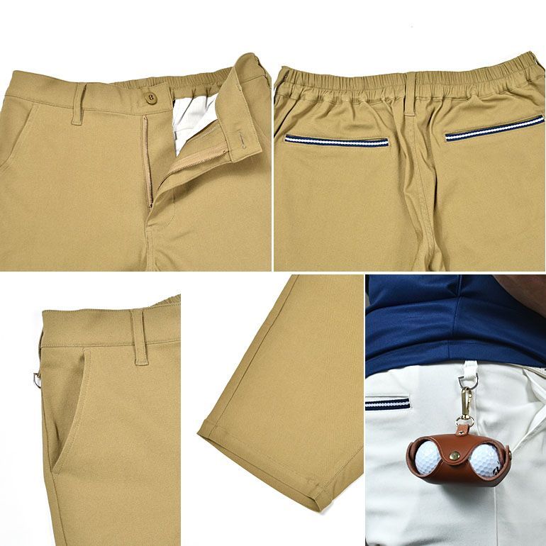 新品【COMONGOLF/コモンゴルフ】接触冷感スーパーストレッチゴルフショートパンツ/ネオンイエロー(CG-NF151)M L XL XXL XXXL LL 3L 4L ゴルフウェア ゴルフ ...