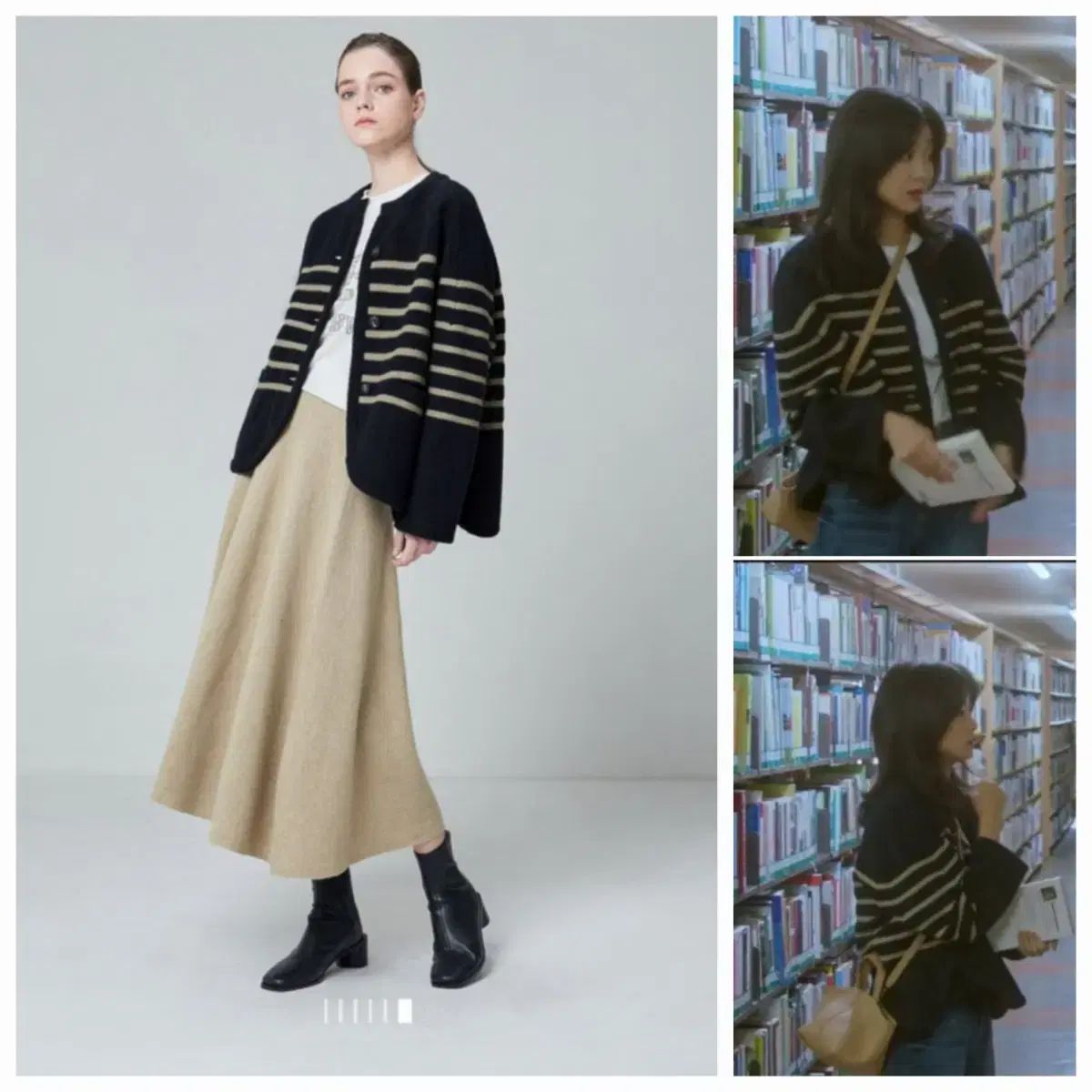 【雷市場（ポンジャン）商品韓国直送】 SYSTEM(システム) 21FW 22SS キム・ダミ ウール カーディガン - メルカリ