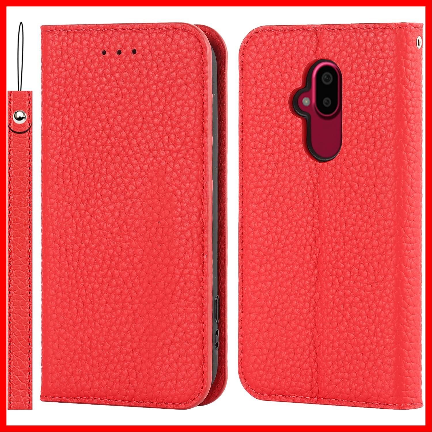 Havaya らくらくスマートフォン F-52B ケース f52b ケース 手帳型 スマホケース Fujitsu 富士通 docomo 本革 ...