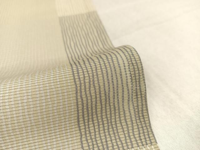 平和屋着物＊夏物 小紋 絽 霞市松文 正絹 逸品 AAAU9621ph