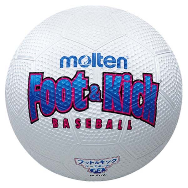 モルテン molten フット&キックベースボール ゴム ホワイト 2号球 キックベース フットベース ボール 屋外 リフティング 体育 学校 ...
