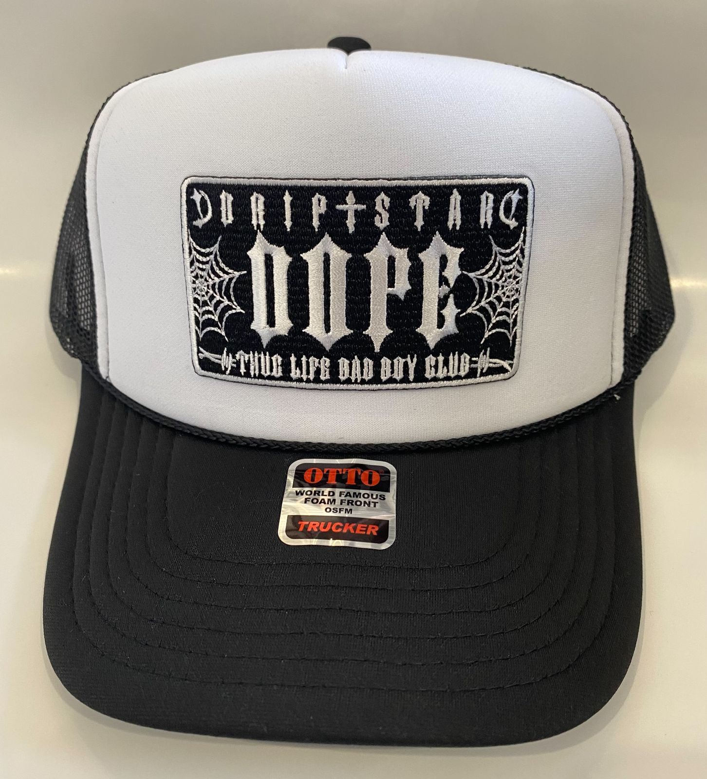 新品DRIP STAR/ドリップスター🥷⚔️ "🕸️DOPE🕸️" THUG LIFE BAD BOY CLUBメッシュキャップ メンズ ...