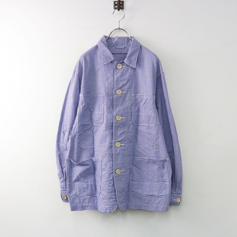 2024SS フォーティファイブアール 45R 45rpm 504オックスの908 4ポケットシャツ 3/ブルー ギンガムチェック トップス 【2400014056242】 - メルカリ