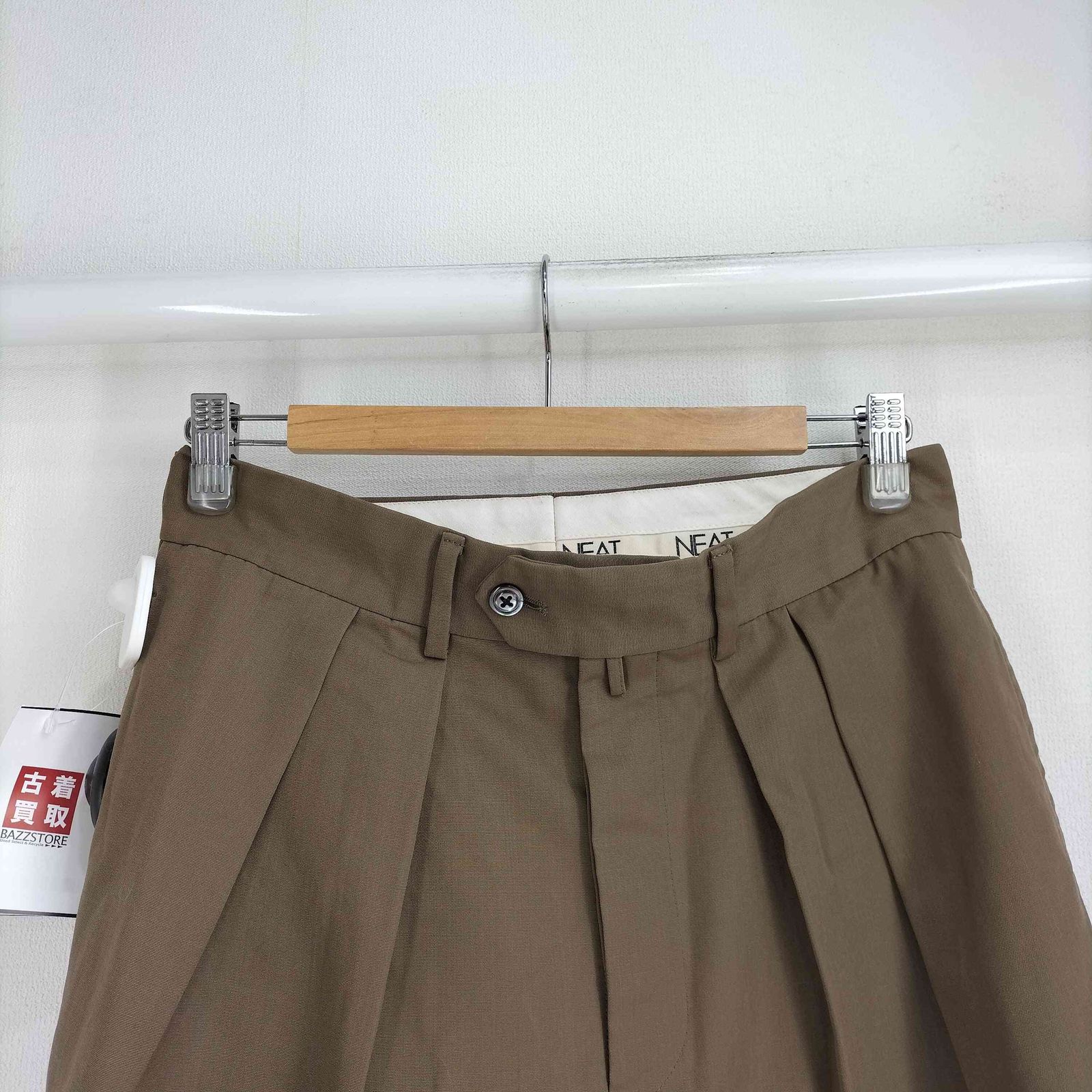 ニート NEAT ウール 2タックスラックスパンツ メンズ JPN：44 - メルカリ