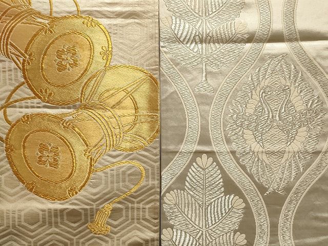 平和屋本店□袋帯 西陣 まとめて100点 鳳凰 向かい鶴 鳥 蝶 更紗 花柄