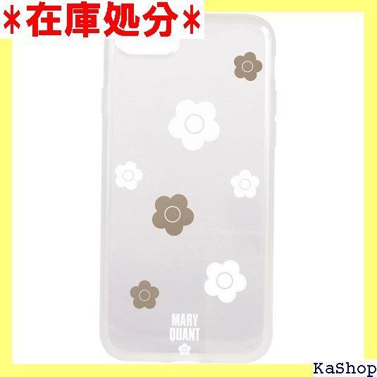 MARY QUANT iPhone SE 第3 第2世代 8 スマホケース 薄型 花柄 携帯 アイフォン レディース クリア 透明 マリクワ RANDOM DAISY HYBRID CLEAR ...