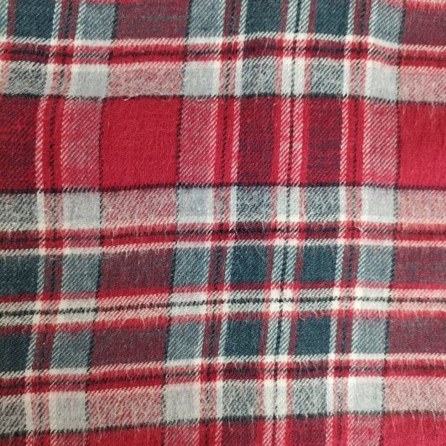 umii 908/45R/45rpm コットン ネル チェック 長袖シャツ レッド グレー レディース ウミフォーティーファイブアールピーエム【中古】5-1013T∞ - メルカリ