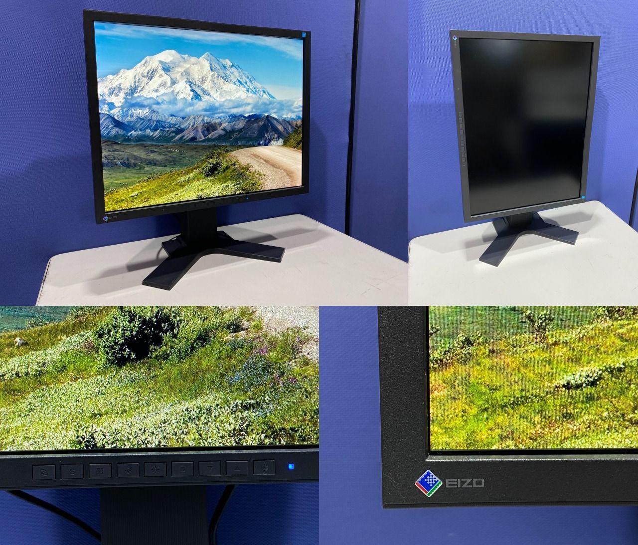 【希少】EIZO FlexScan S2133 BK 21.3型 1600×1200 UXGA 国産IPSパネル搭載モデル LEDバックライト ビジネスモニター 約15,000時間 D-Sub ...