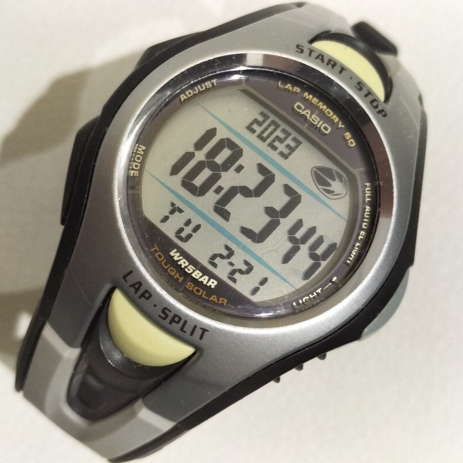 太陽光充電 軽量ランニングウォッチ【電池交換 正常稼働】CASIO カシオ スポーツギア PHYS STR-210J タフソーラー搭載腕時計メンズ レディース ユニセックス - たからやま ...