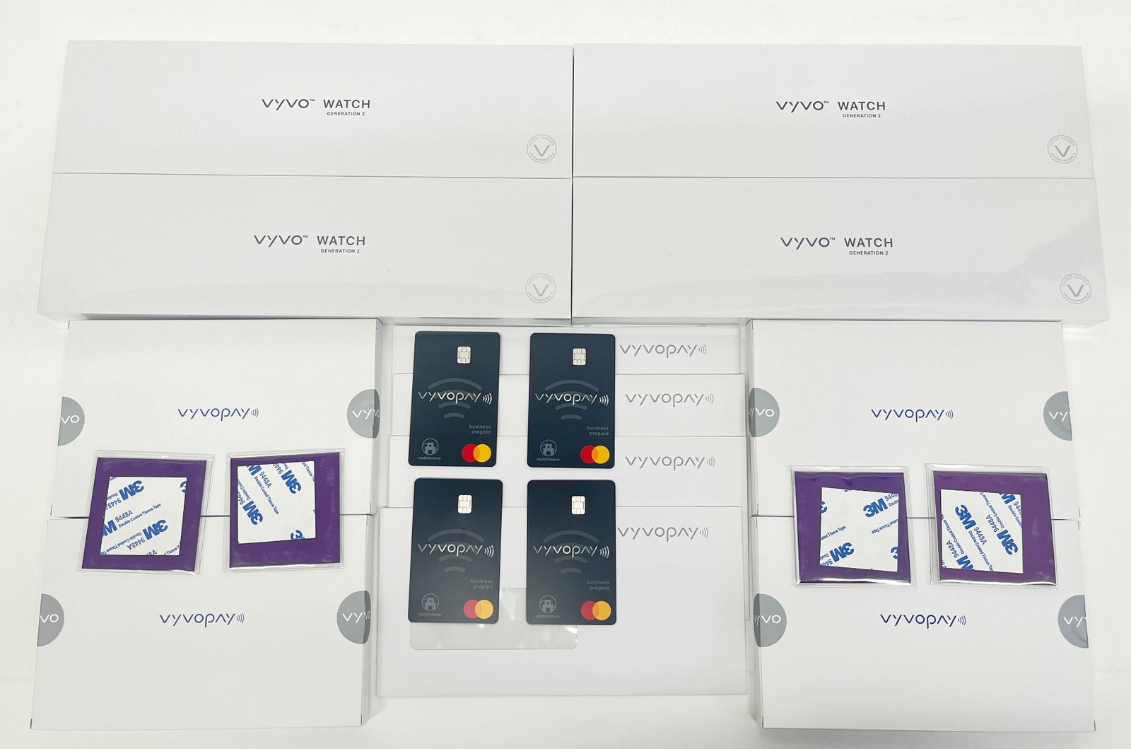 vyvo WATCH GENERATION 2 スマートウォッチ ストラップ pay バンド カード 3点×4セット まとめ売り R2405-003 - メルカリ