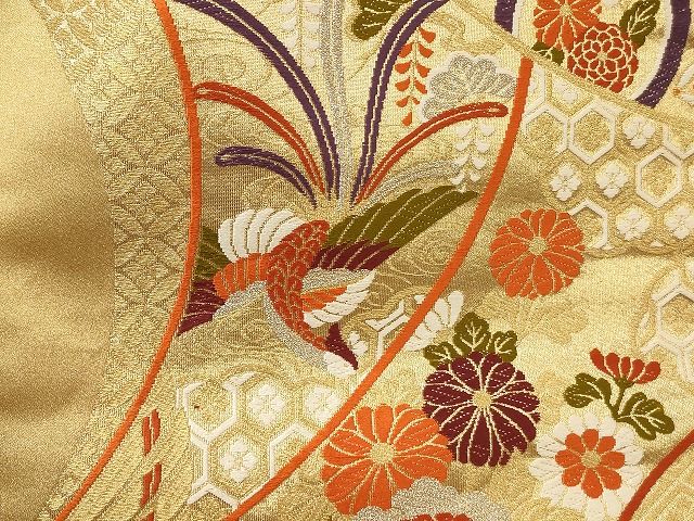 平和屋本店□袋帯 西陣 まとめて100点 鳳凰 向かい鶴 鳥 蝶 更紗 花柄