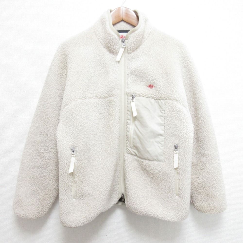 良品 DANTON ダントン スタンドカラー ボアフリースジャケット DT-A0194 LBA サイズM ベージュ系 レディース - メルカリ