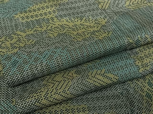 平和屋着物○本場大島紬 一元絣 幾何学文様 正絹 逸品 AAAW4067np