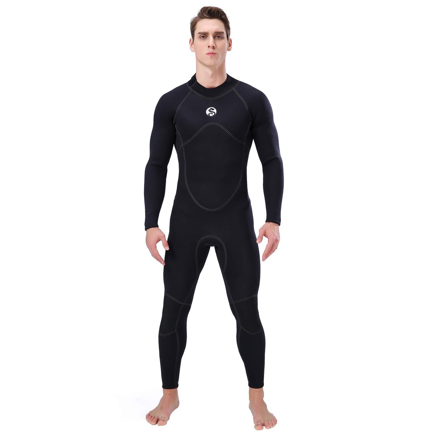 MORGEN SKY ウェットスーツ 3mm メンズ セミドライ ネオプレン 裏ジャージ フルスーツ バックジップ仕様 ダイビング サーフィン SUP 釣り MORGEN SKY ウェットスーツ 3mm メンズ セミドライ ネオプレン 裏