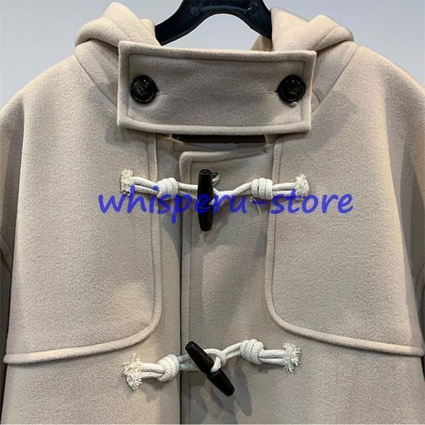 メルトンコート メンズ アウター ロング丈コート フード ダッフル